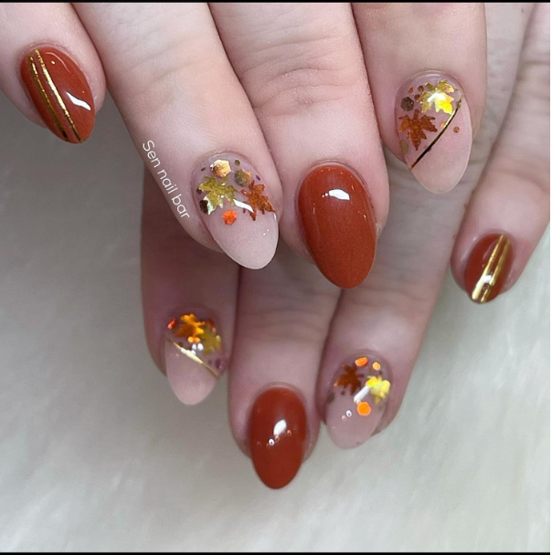 28 beautiful fall nails that go with everything - withharmonyco.com