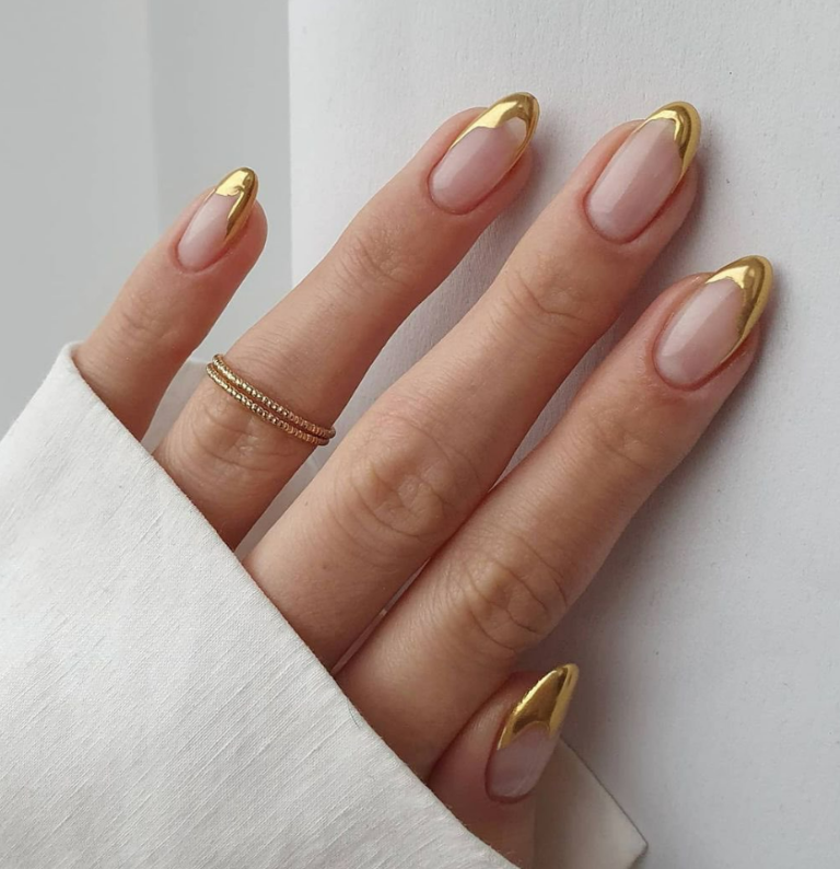 30 Elegant & Stunning Gold nails for every occasion - withharmony &co