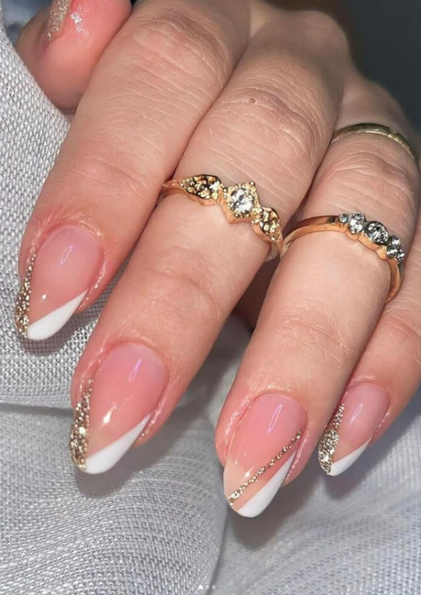 35 most beautiful wedding nail ideas for the bride-to-be - withharmony &co