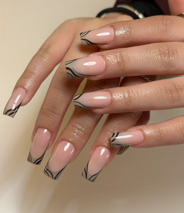 24 Beautiful French tips Nail Ideas to try - withharmony &co