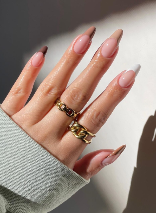 24 Beautiful French tips Nail Ideas to try - withharmony &co