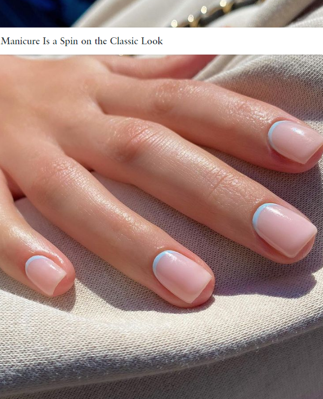 24 Beautiful French tips to try in summer 2024 - withharmonyco.com