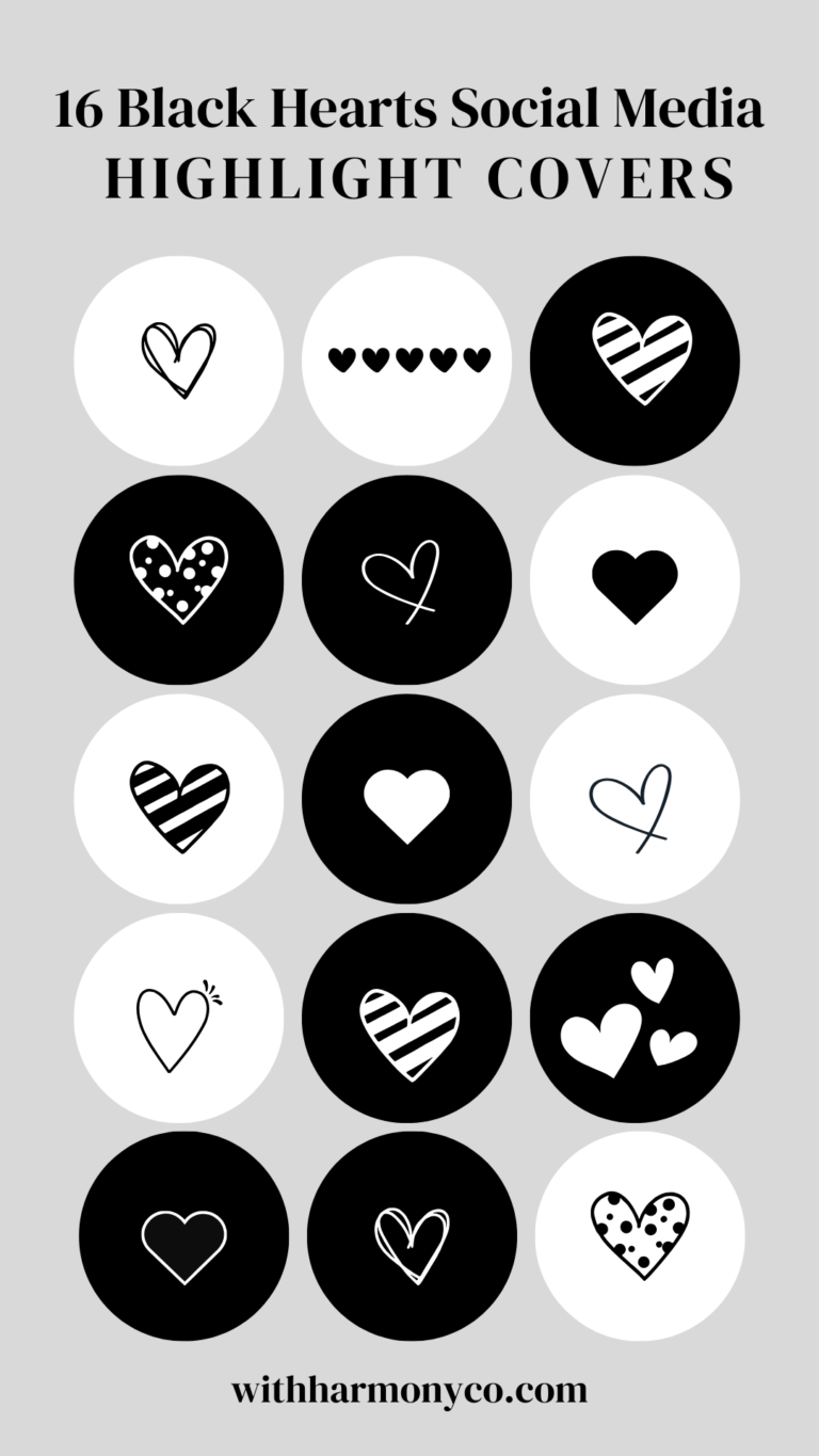 70+ Best Instagram Story Highlight covers - withharmony &co