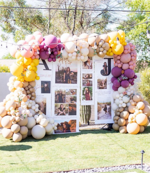 20 Graduation Party Backdrop Ideas - withharmony &co