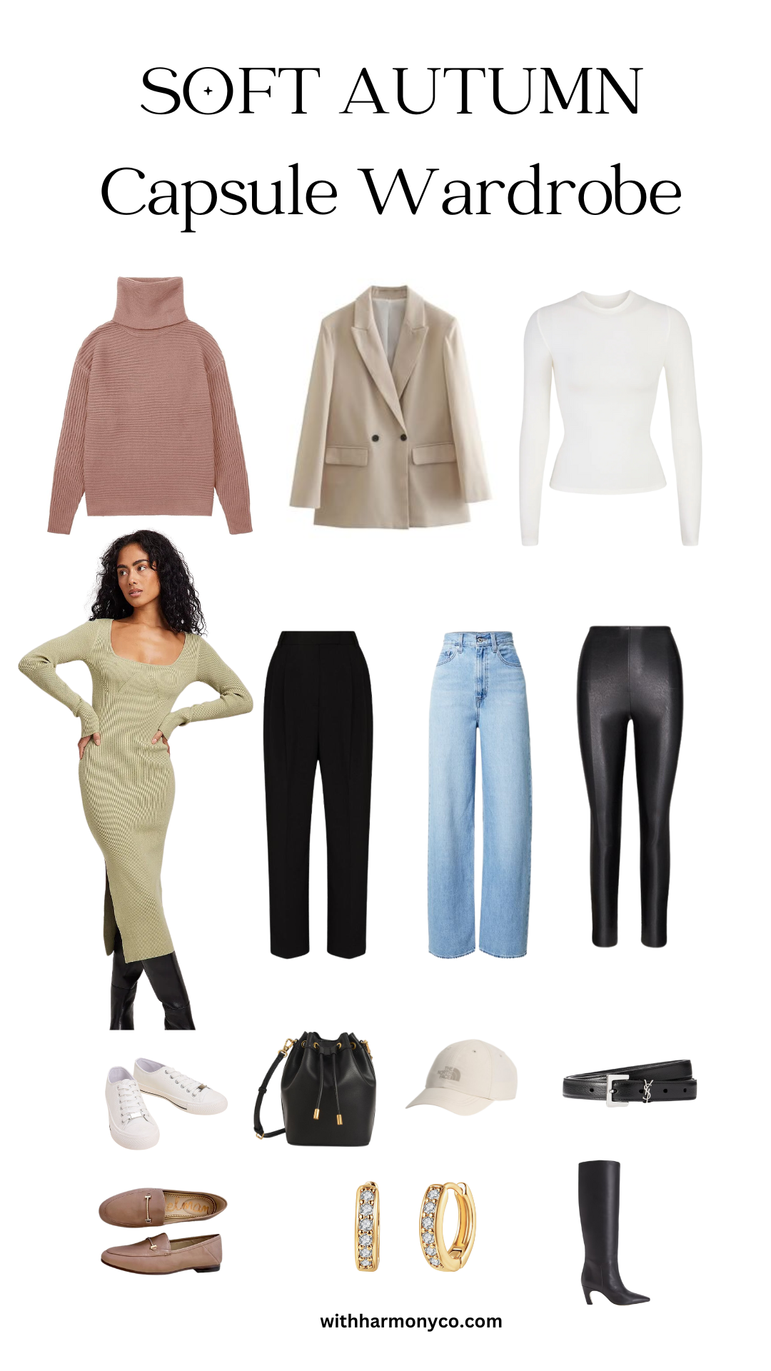 How to create a Soft Autumn Capsule Wardrobe - withharmony &co