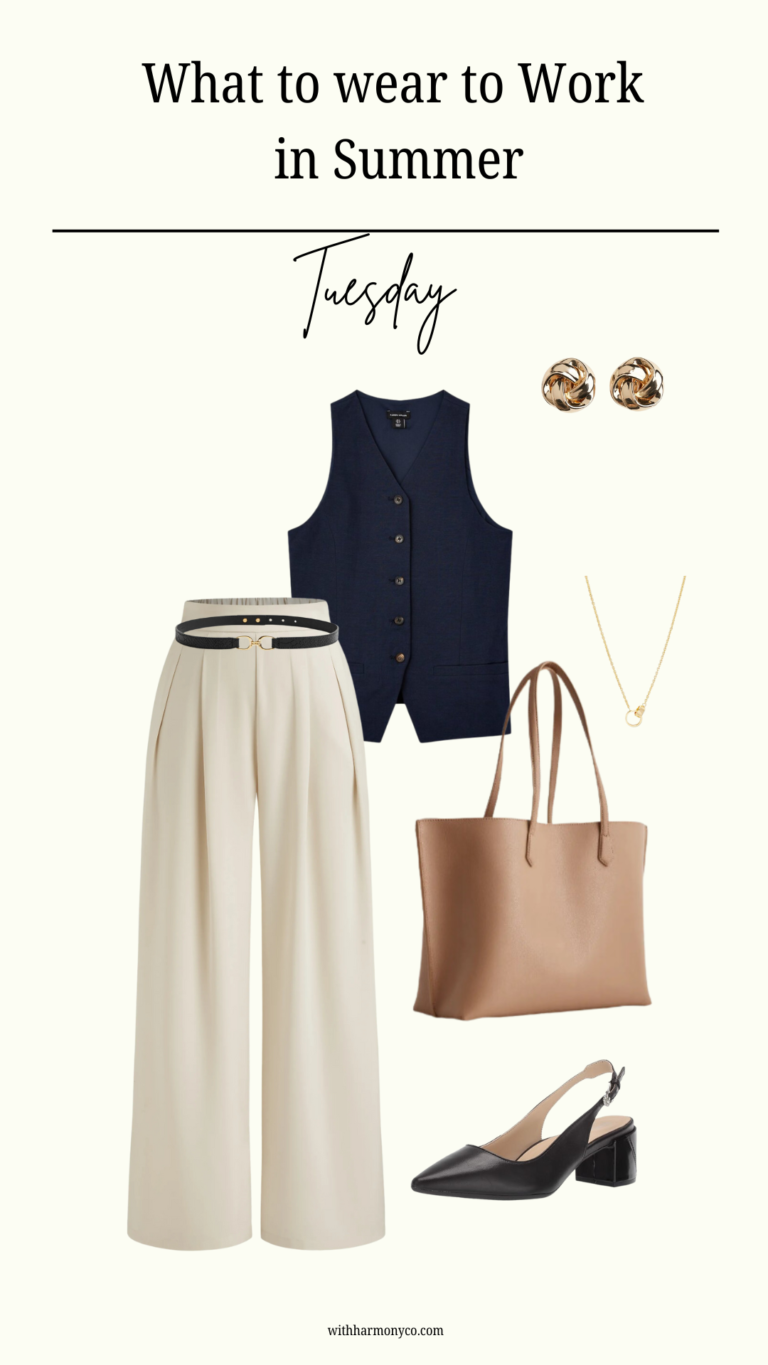 The Ultimate Summer work Capsule Wardrobe - withharmony &co