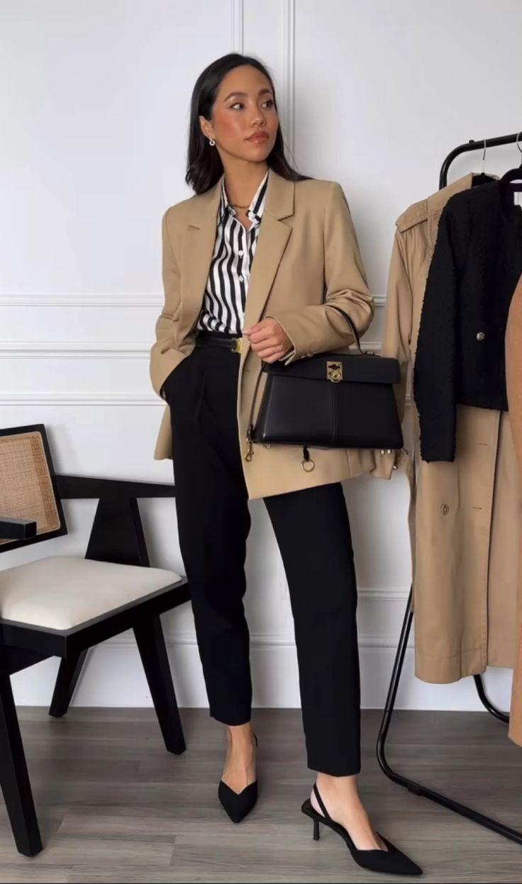 Trendy Beige Blazer outfits to copy this spring and look chic ...