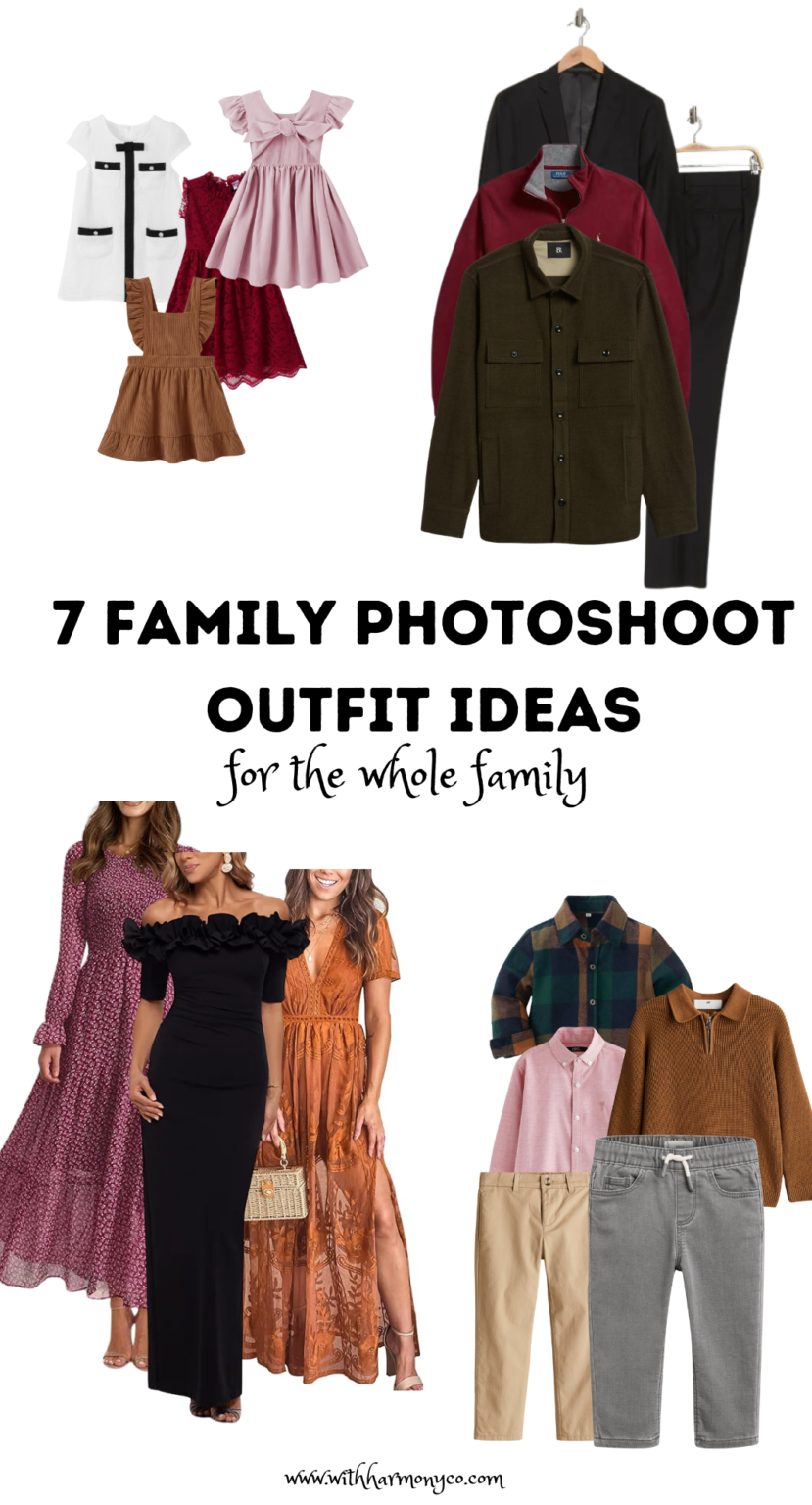 Family photoshoot outfit Ideas - withharmony &co