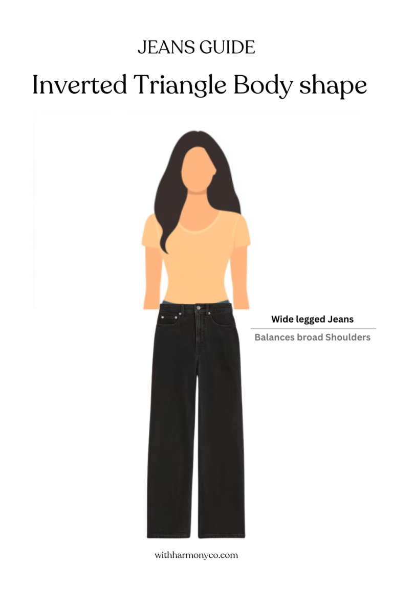 The Best Jeans for Inverted Triangle Body - withharmony &co