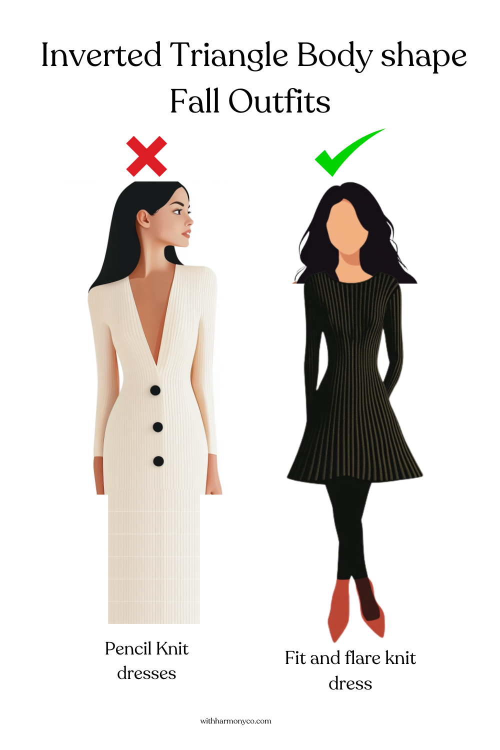 Best Fall Outfits for the Inverted Triangle Shape - withharmony &co